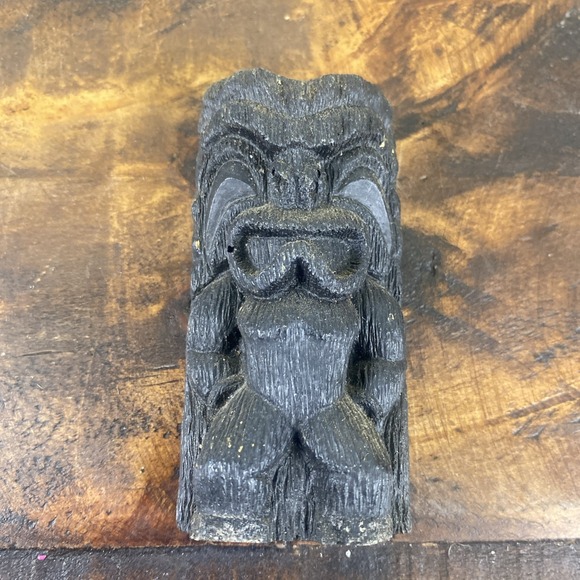 Art | Vintage Cocojoes Hawaiian Black Hand Crafted Lava Statue Figurine ...